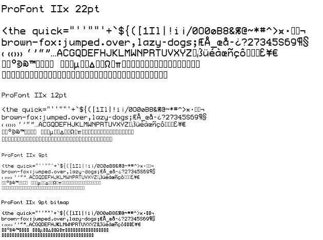 Finding the Best Programming Font / Webagility